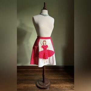 Vintage | Accessories | Vintage Cutie Pie Apron Handmade Retro 95s ...